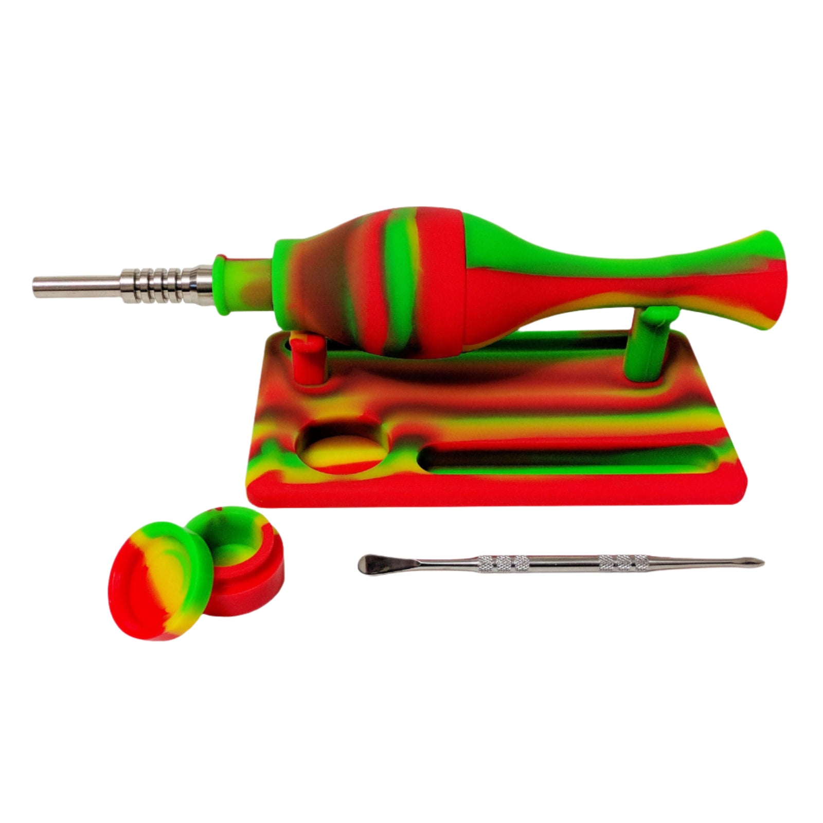 Silicone Nectar Collector Kit With Titanium Nail Pilotdiary