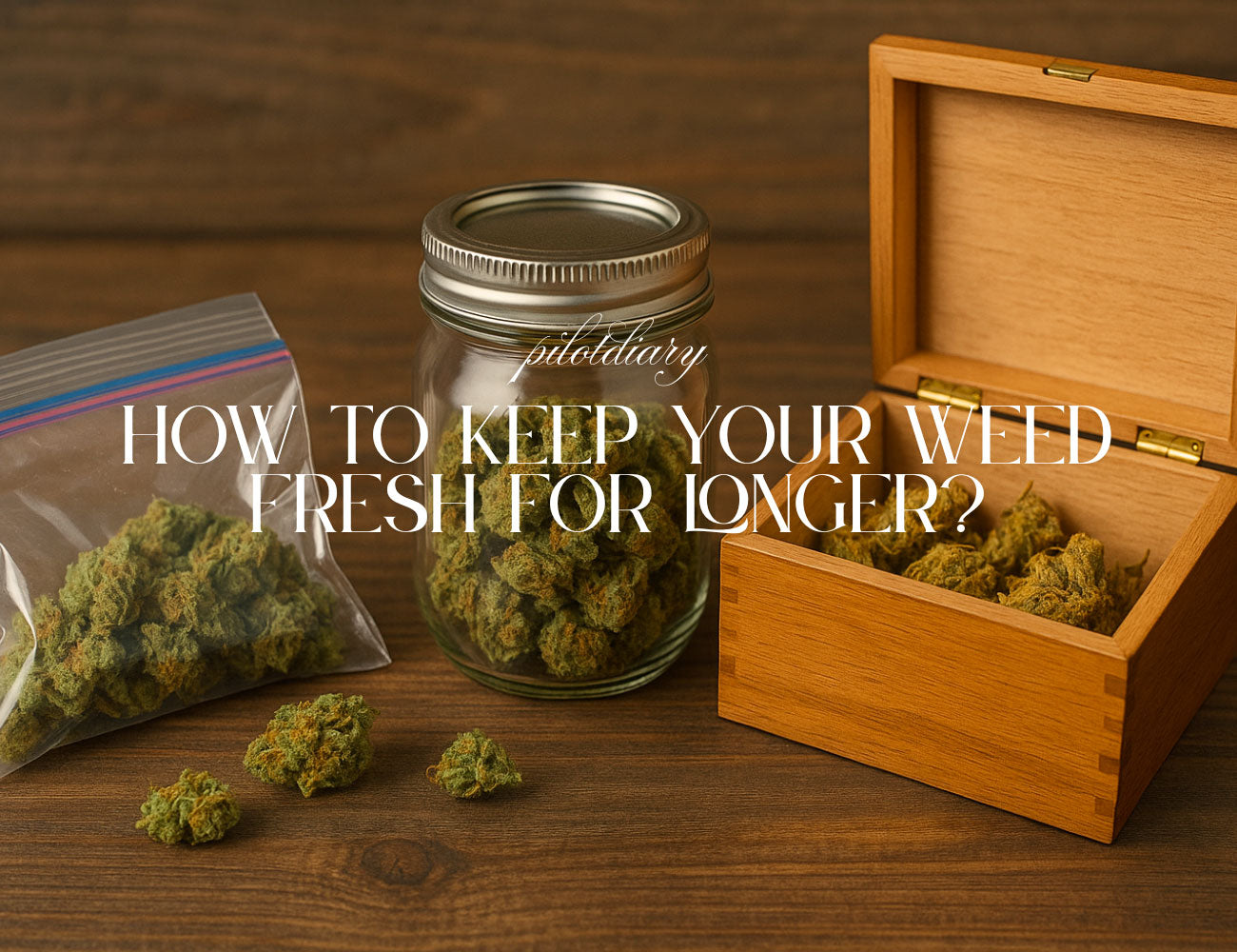 How to Keep Your Weed Fresh for Longer? Complete Storage Guide – PILOTDIARY