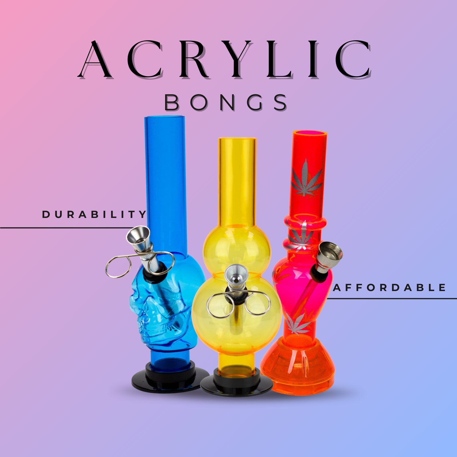 Acrylic Bong, Acrylic Water Bongs, Acrylic Bongs for Sale | PILOTDIARY