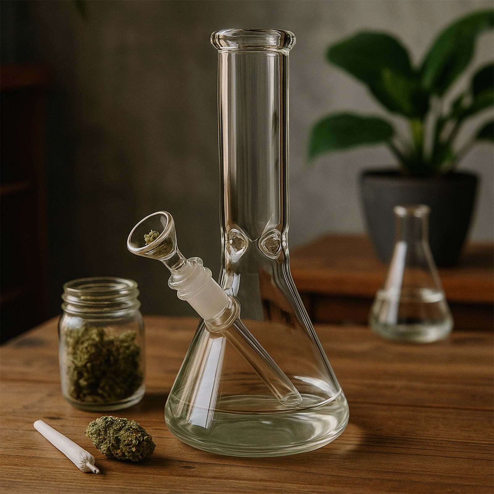 Beaker Bongs | Durable Thick Glass Beaker Water Pipes – PilotDiary ...