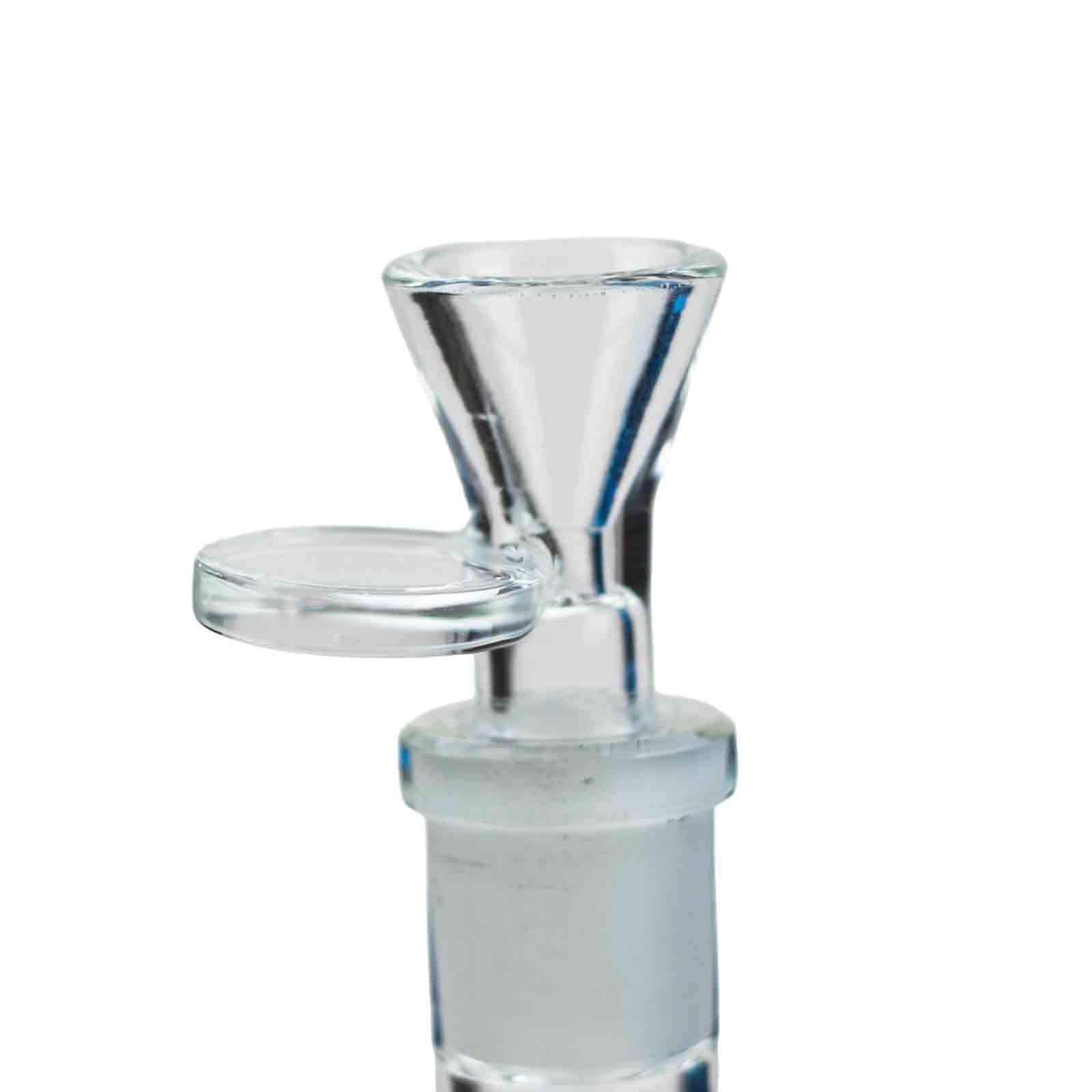 12" AQUA Dual Barrel Diffuser Glass Bong – PILOTDIARY