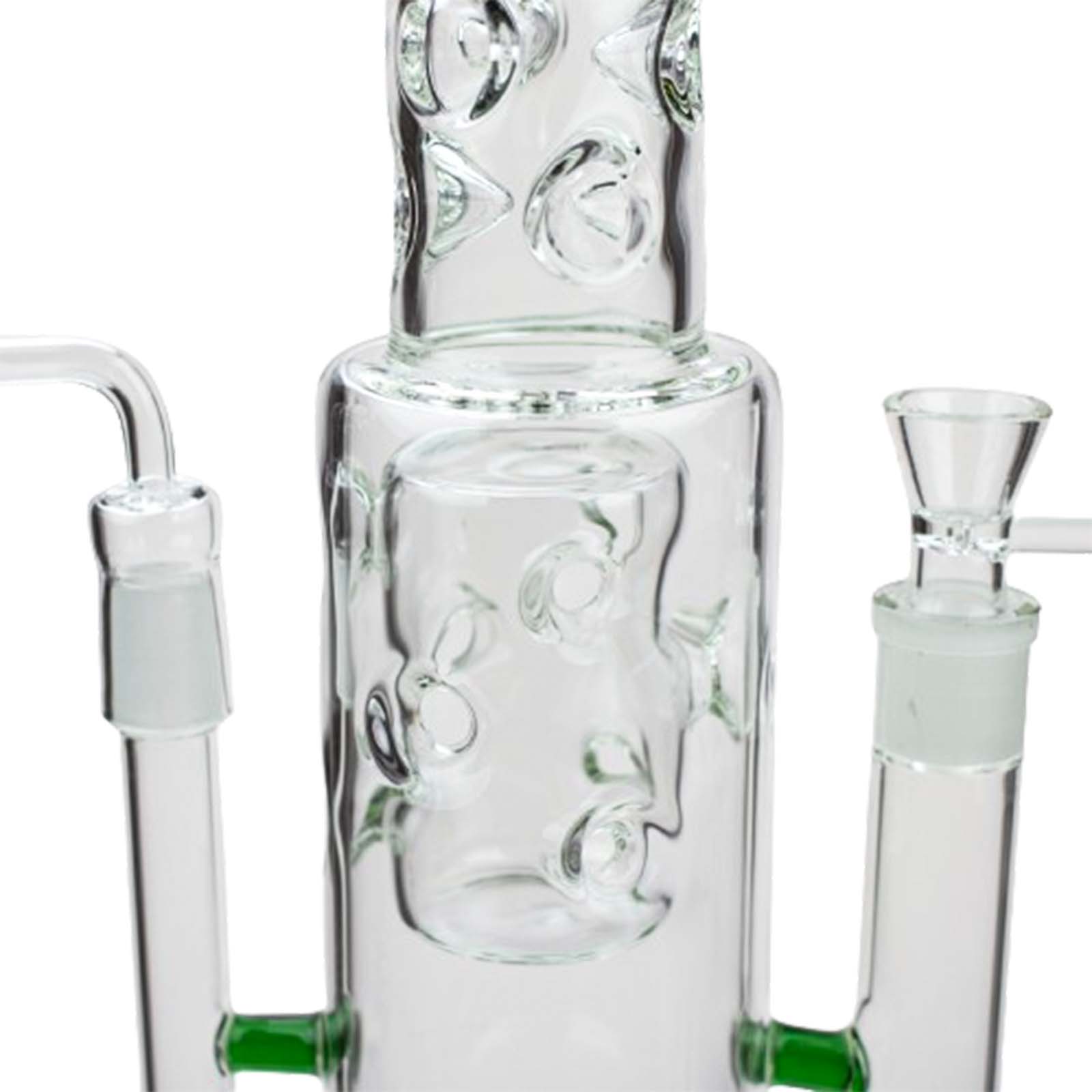 19" H2O 2-in-1 Double Joint Bong – PILOTDIARY