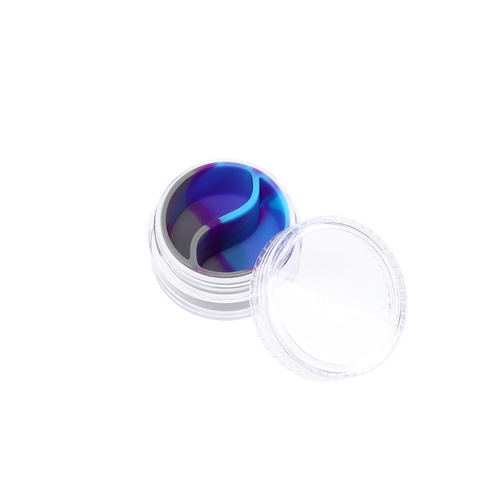 7ml Dual Compartment Dab Jar - Non-Stick Split Silicone Inser – PILOTDIARY