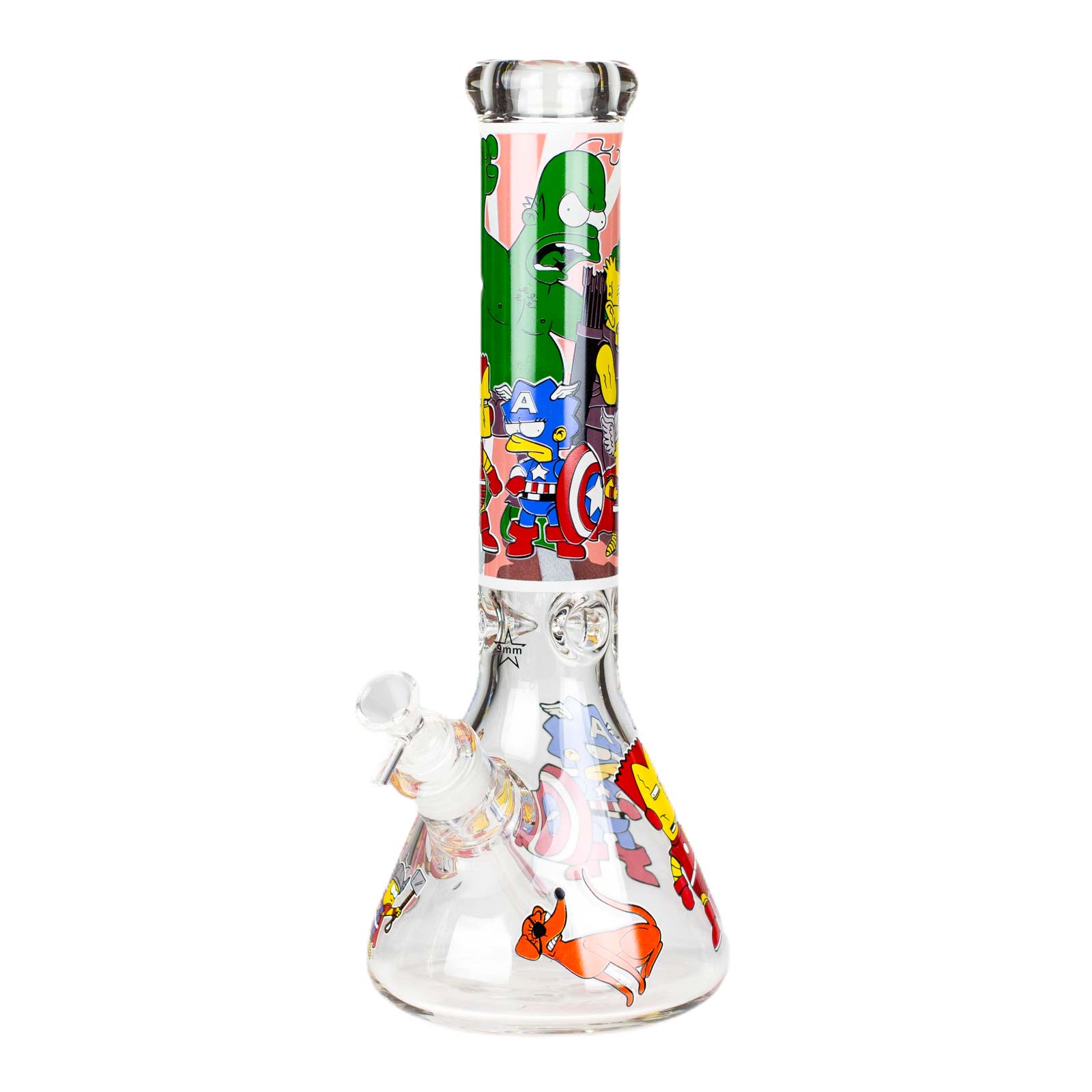 Cartoon Glow 9 mm Beaker Bong – PILOTDIARY
