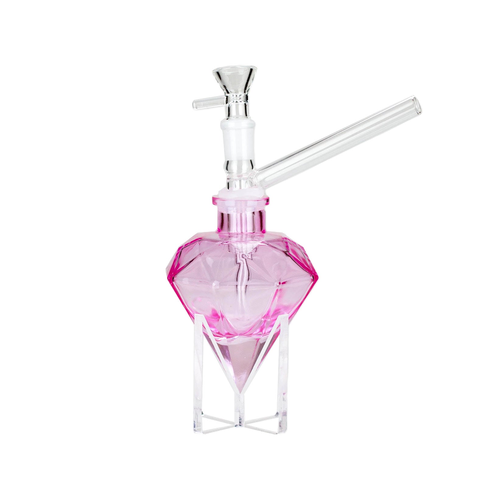 7″ Diamond Soft Glass Bong – Faceted Gem Design & Smooth Hits – PILOTDIARY