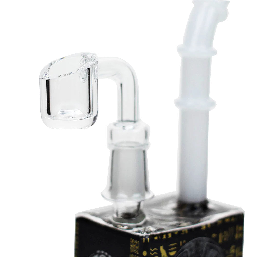 Glow in the Dark Juice Box Rigs – 7.5" Ancient Egyptian Style Dab Rig ...