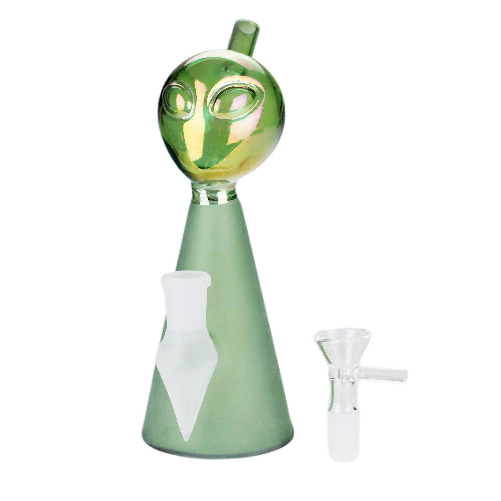 7″ Green Alien Bong – PILOTDIARY
