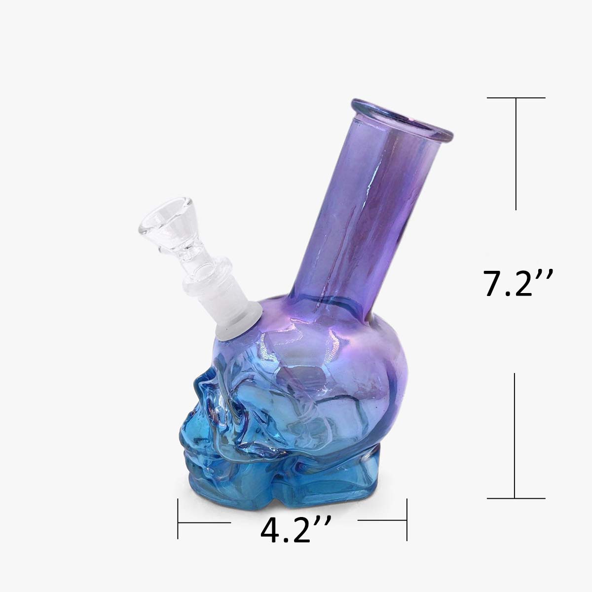 Iridescent Skull Water Bong | PILOTDIARY