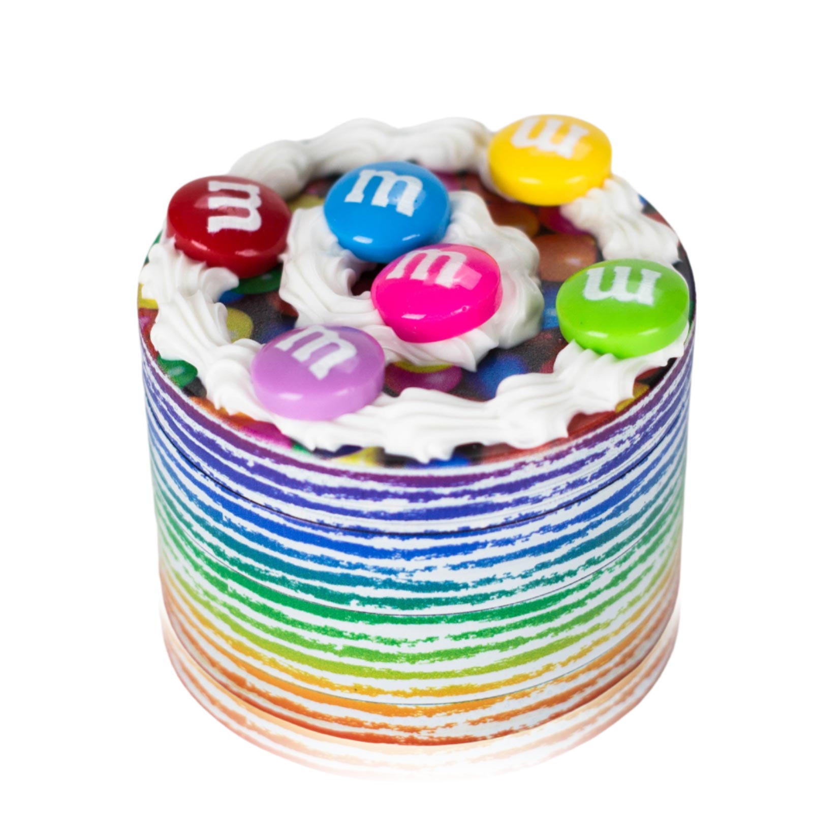 Zinc Alloy Rainbow Cake Grinder 4 parts | PILOTDIARY