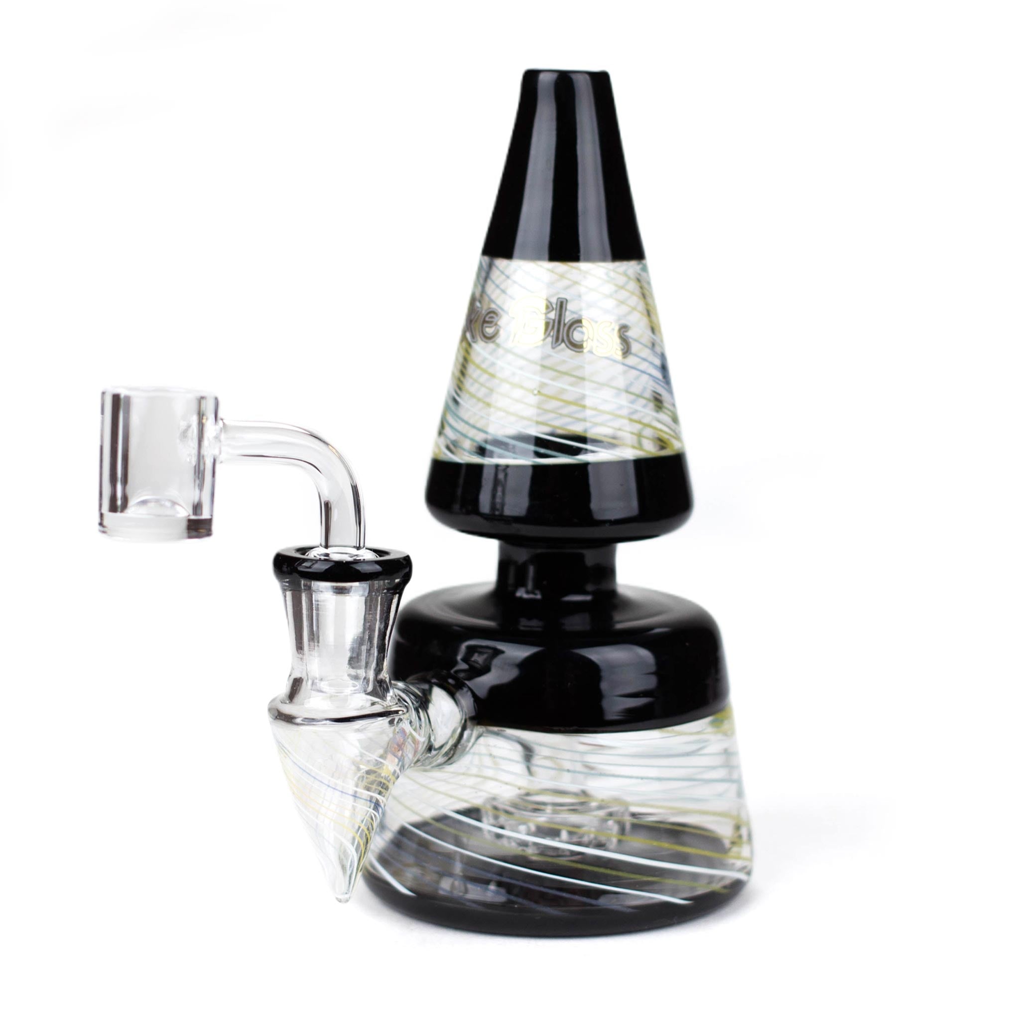 Shatter Rig Mini Dab Rig – 5.75" Smooth Hits with Quartz Banger & Perc ...