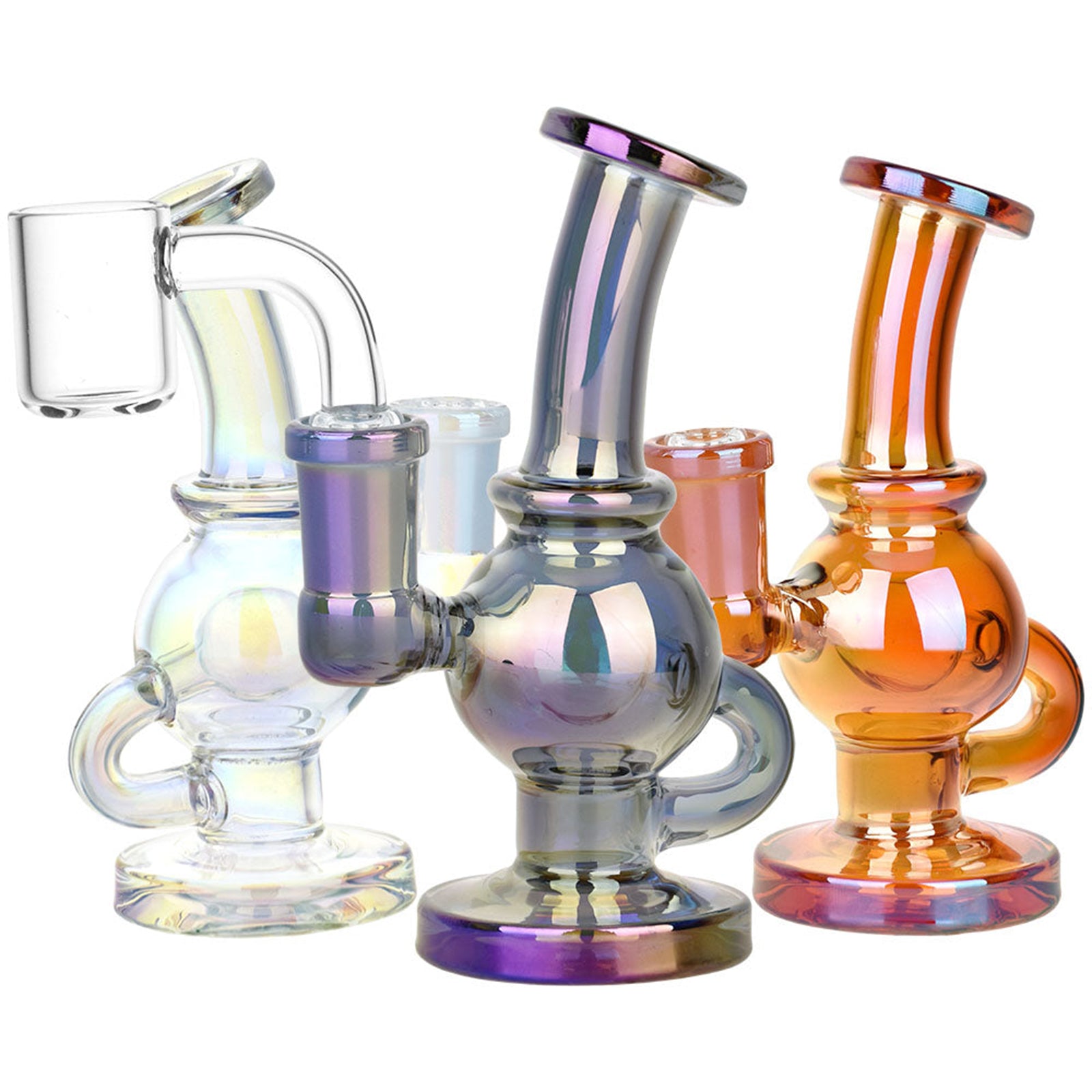 Visible Spectrum Electroplated Glass Ball Dab Rig – PILOTDIARY