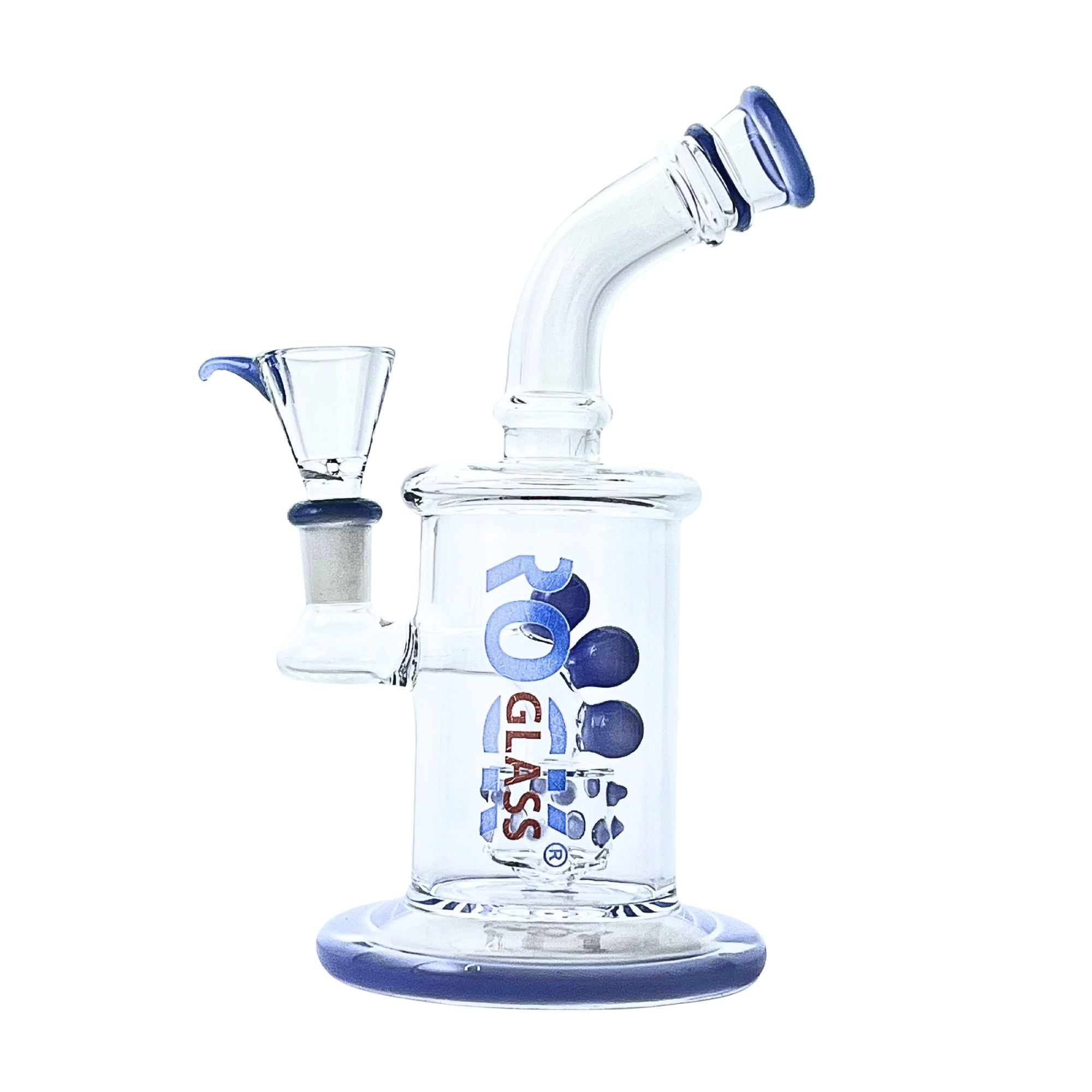 Alpine 8 Inch Swiss Perc Glass Bong with Bent Neck – PILOTDIARY