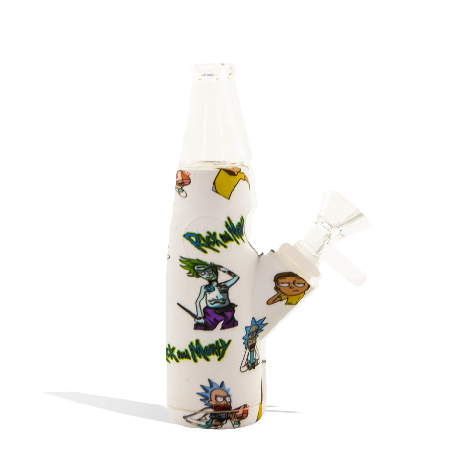 Bottle Shaped Silicone Water Bong 8 Inch Hybrid Glass Pipe – PILOTDIARY