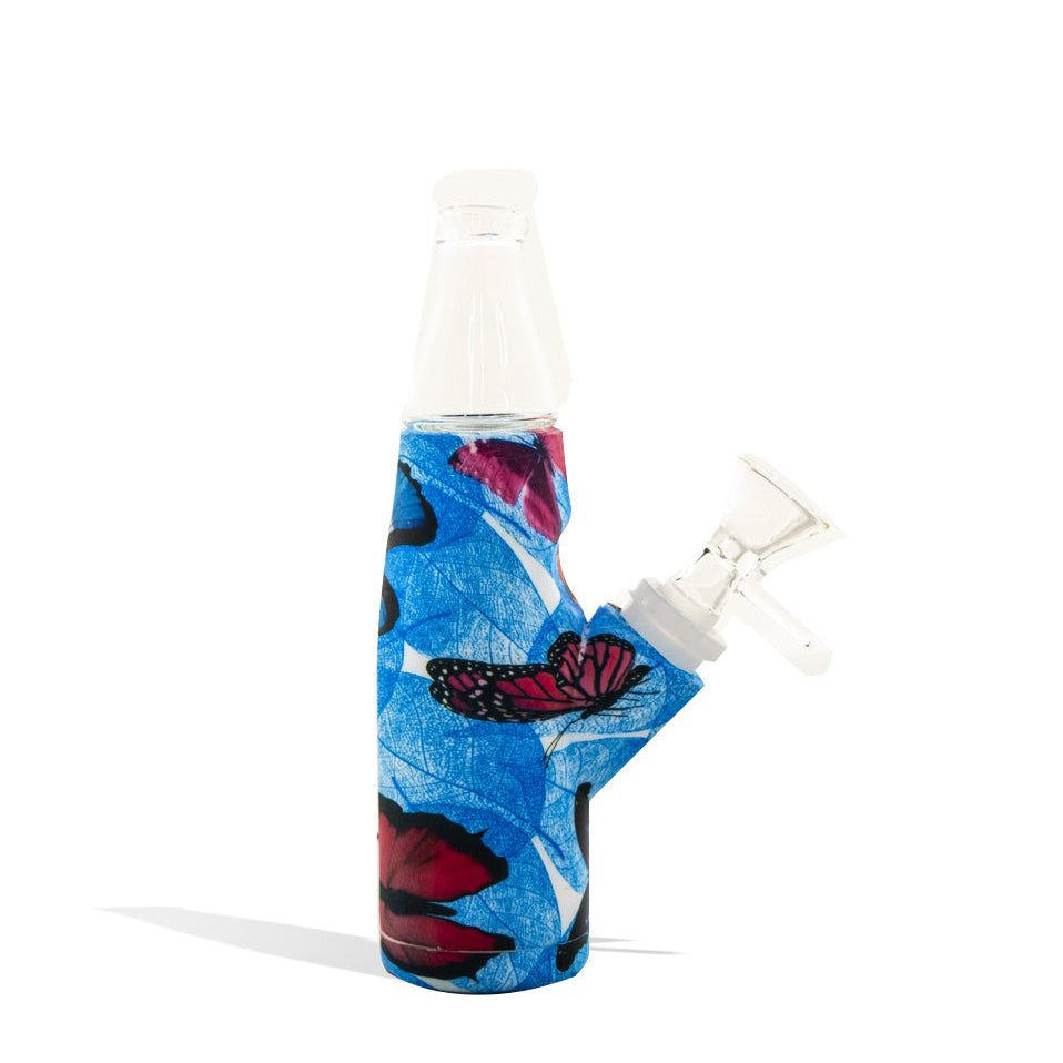 Bottle Shaped Silicone Water Bong 8 Inch Hybrid Glass Pipe – PILOTDIARY