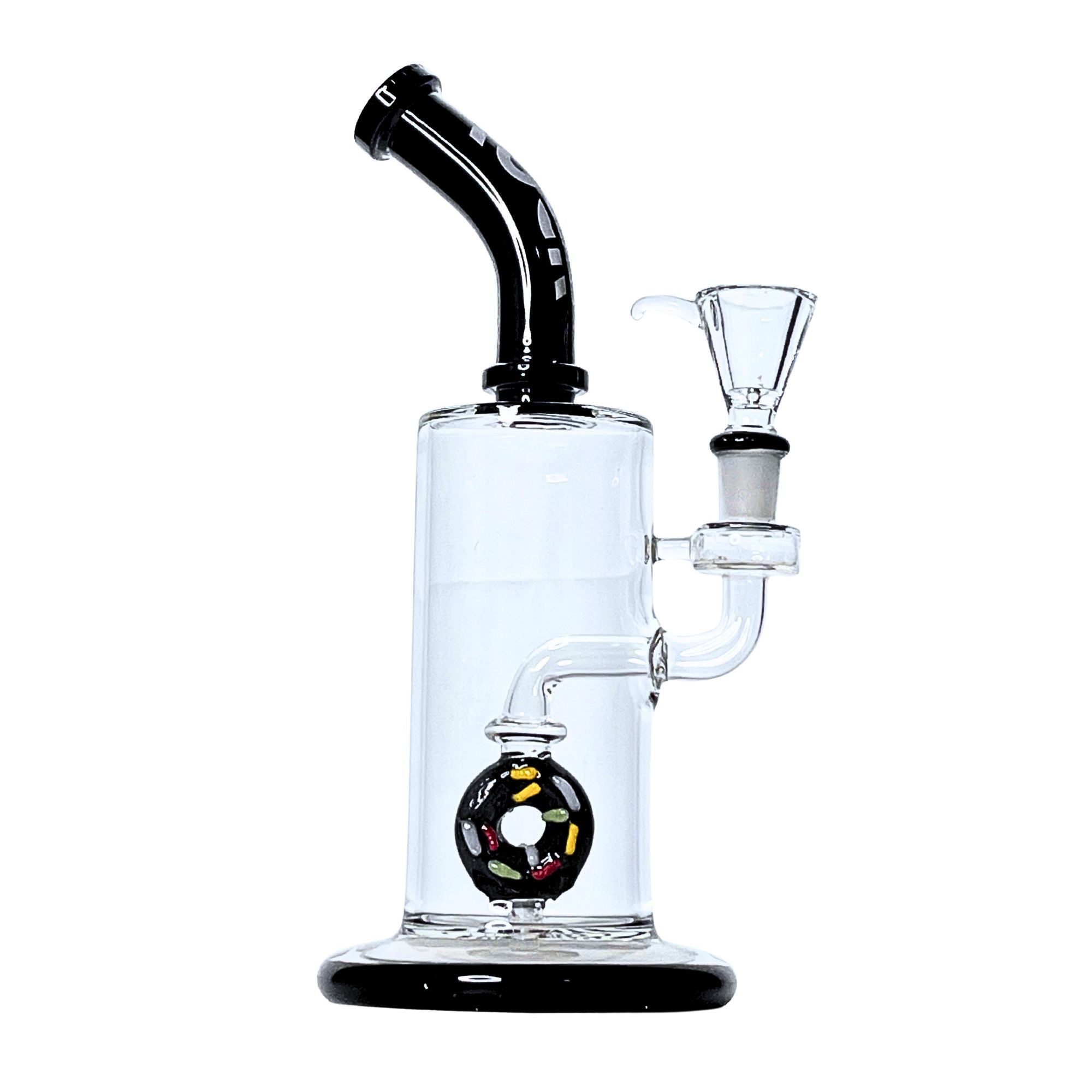 10 Inch Glass Bong with Confetti Drum Percolator Bent Neck – PILOTDIARY