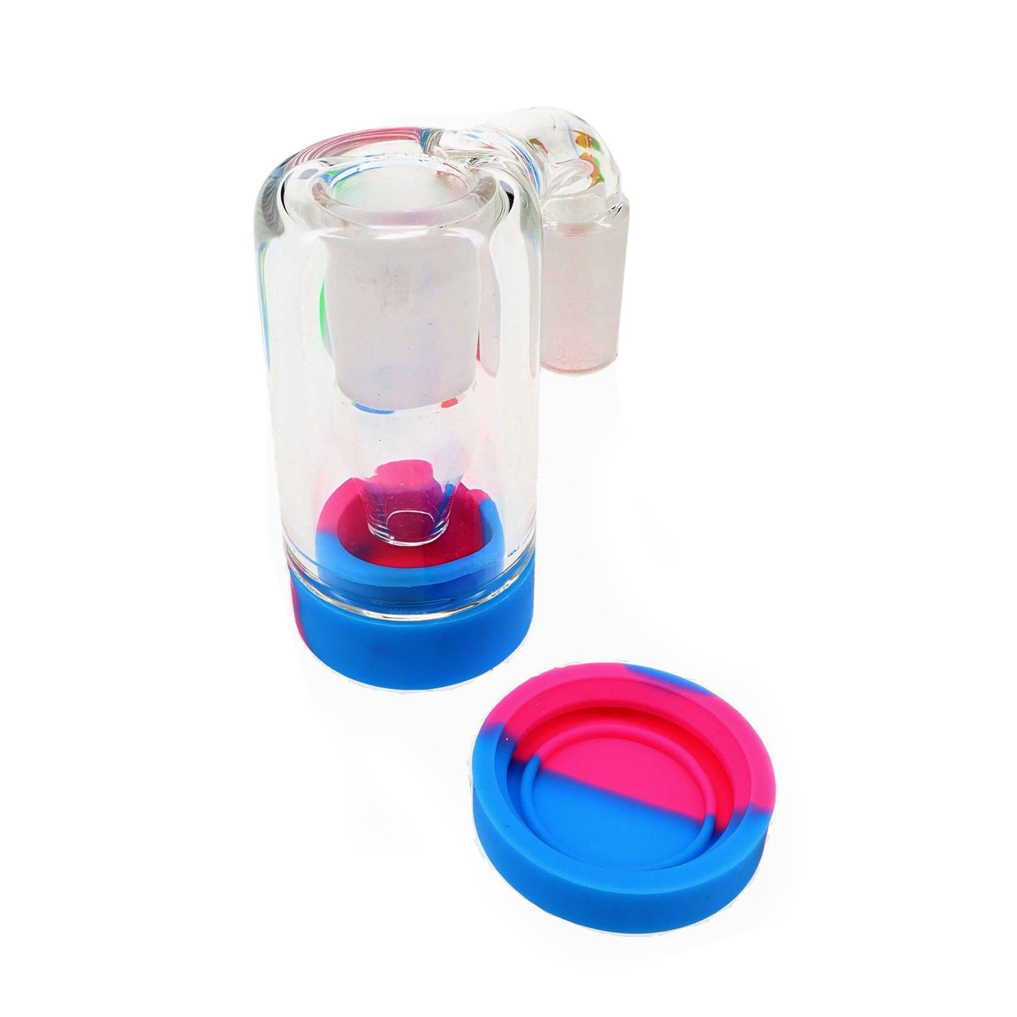 Glass & Silicone Reclaim Catcher 14mm – 90° Wax Saver for Dab Rig ...