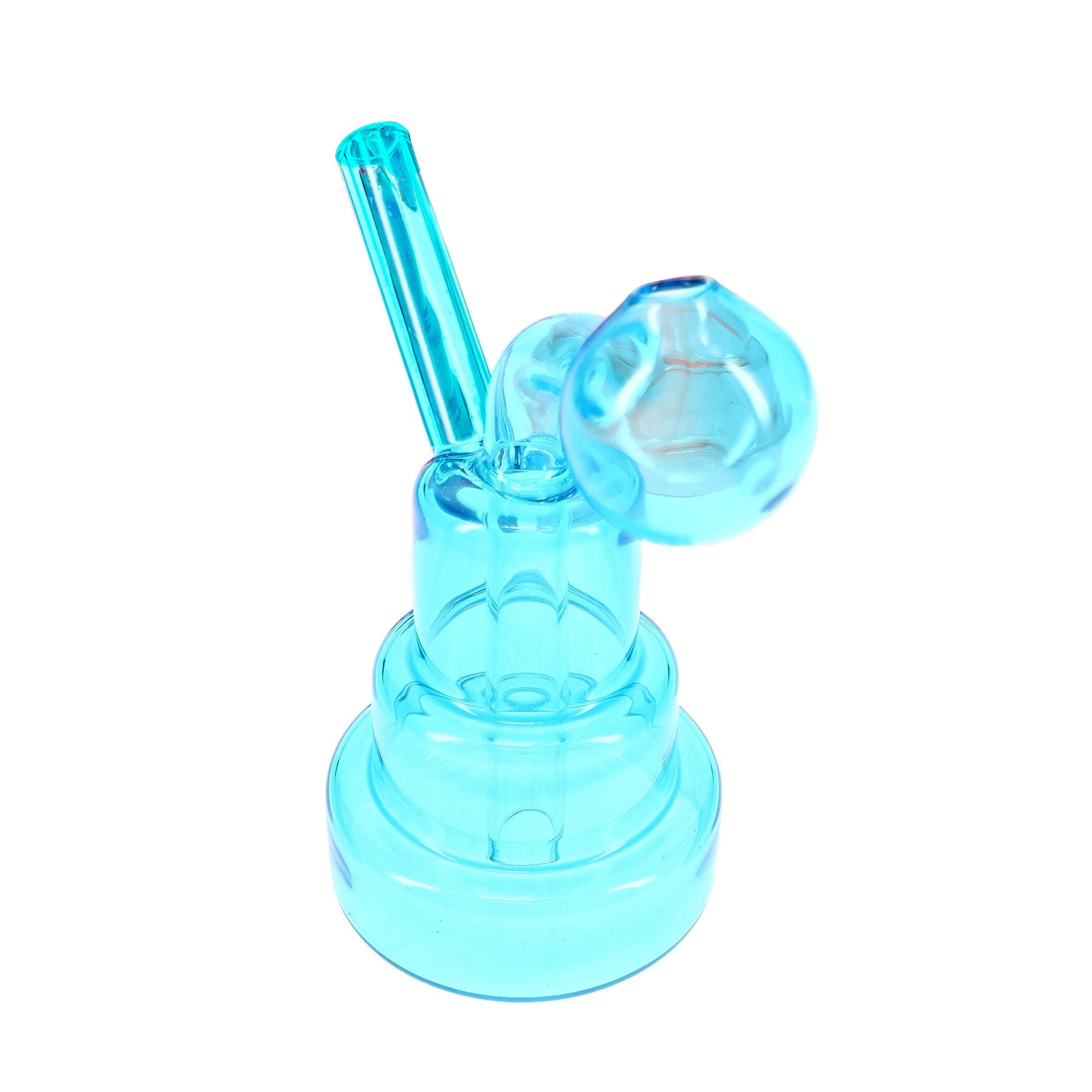 Mini Tier Colored Glass Oil Burner Rig – 3 Inch – PILOTDIARY